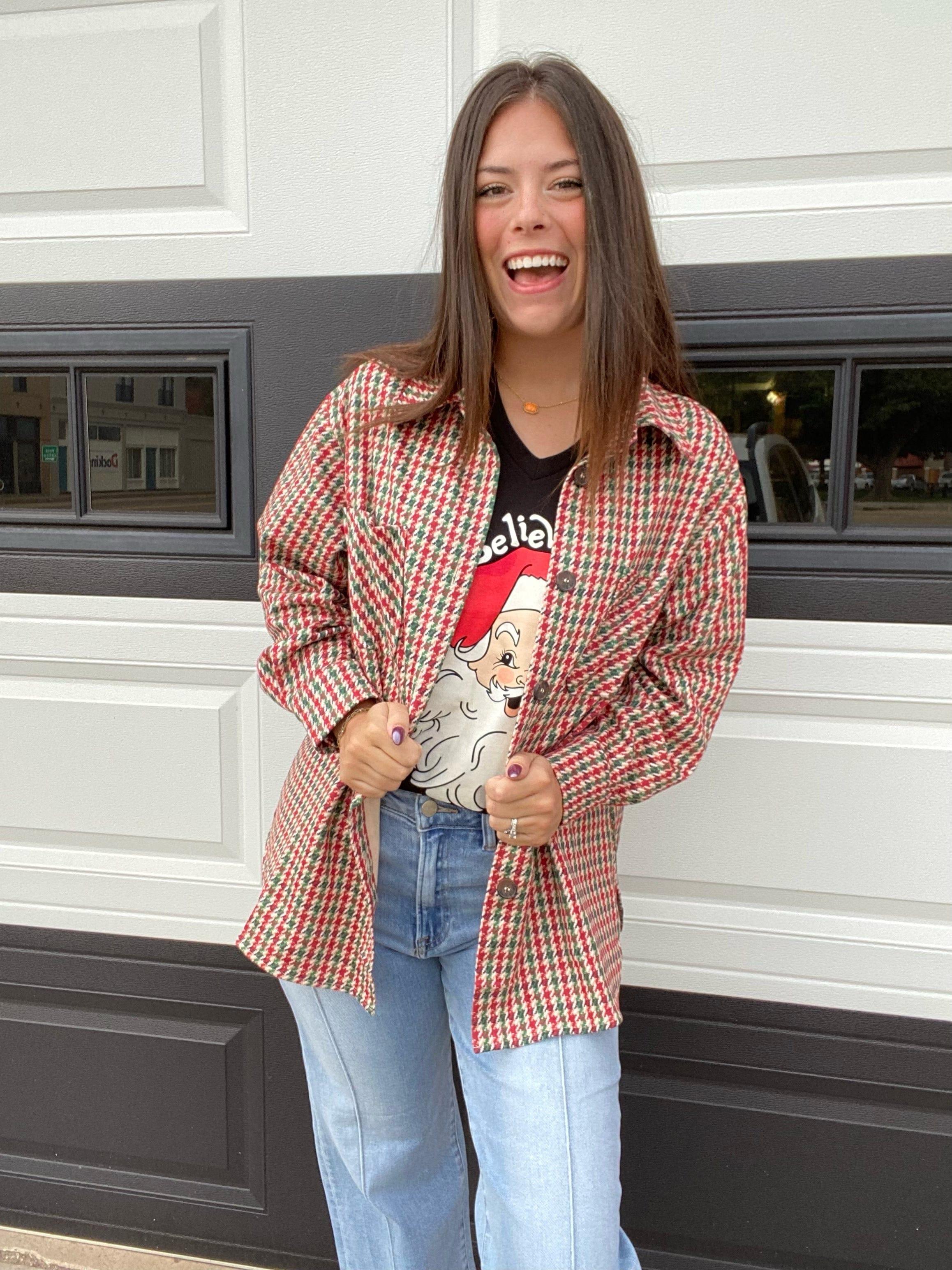 Christmas Plaid Shacket – FarmGirl Frosting, LLC